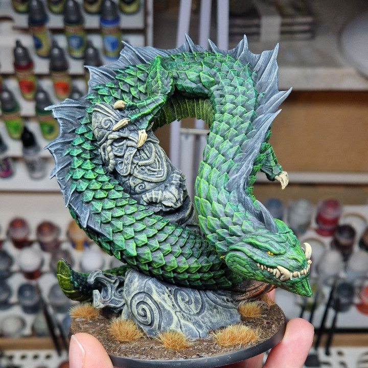 3D Print of Great Linnorm of Frostheart by DarkangelTC