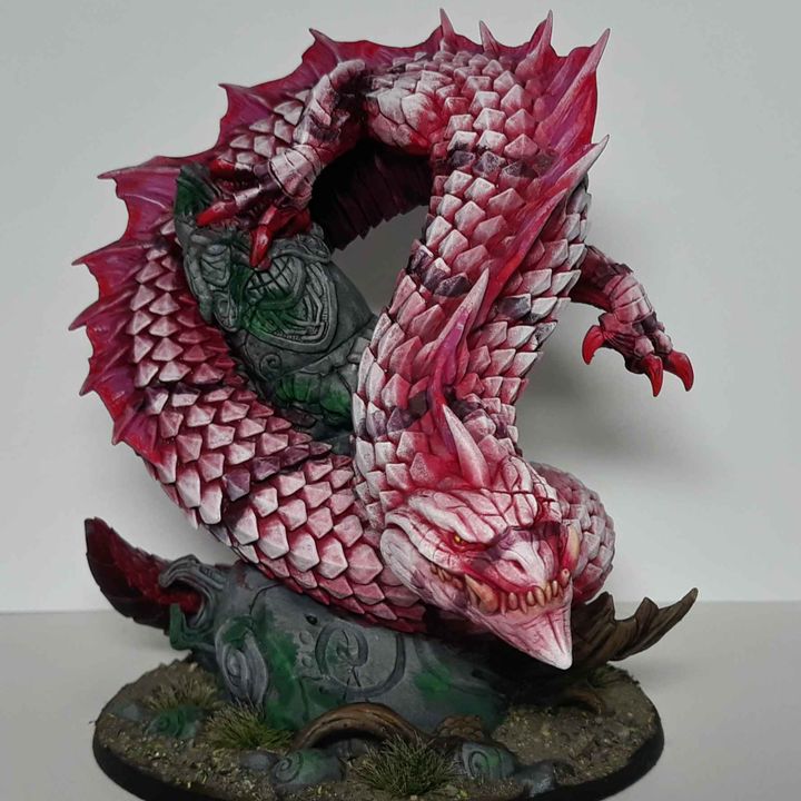 3D Print of Great Linnorm of Frostheart by erridian