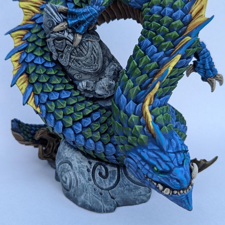 3D Print of Great Linnorm of Frostheart by agrathian