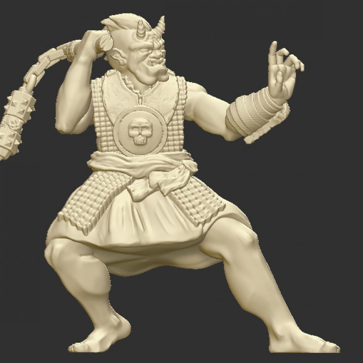 3D Printable Ogre Spellcaster - Oni by Matt