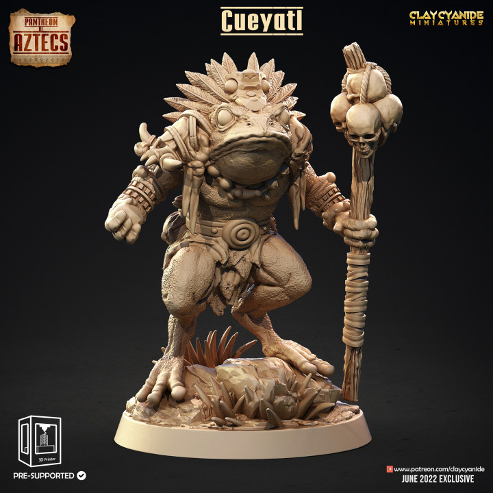 3D Printable Cueyatl by Clay Cyanide Miniatures