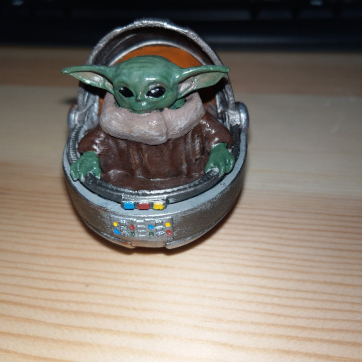 3D Printable Baby Yoda ring box by Behold'ur Craft