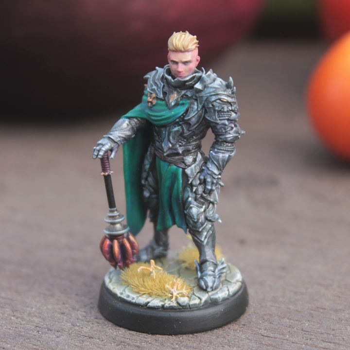 3D Print of Uthoran, Dragon Knight - 32mm - DnD by maxzen98