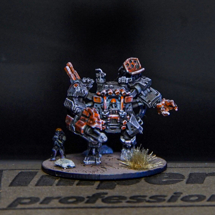 3D Print of The Enlisted - Heavy Infantry and Mechs by The Gip