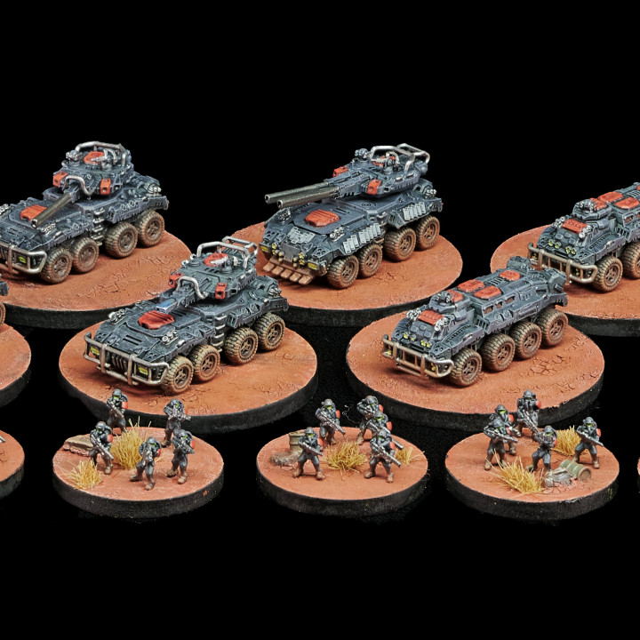 3D Print of The Enlisted - Army Bundle by JotaCe