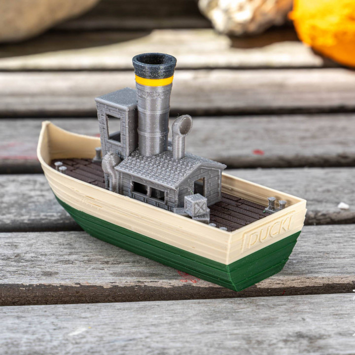 3D Printable Ducki from Ducktales by vandragon_de