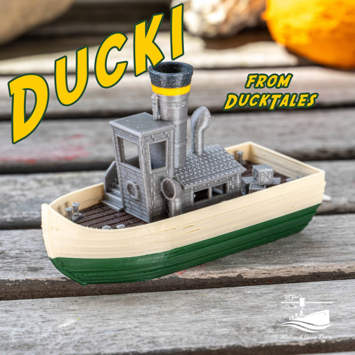 3D Printable Ducki from Ducktales by vandragon_de