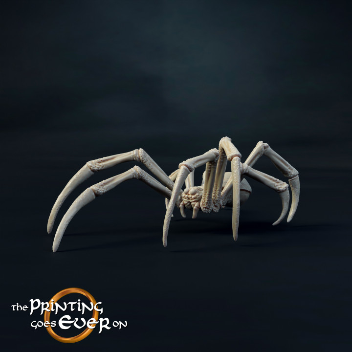 3D Printable Medium Spider A - Presupported by The Printing Goes Ever On