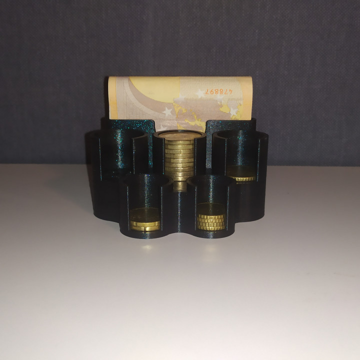 3D Printable Money Organizer by Jonathan Bode