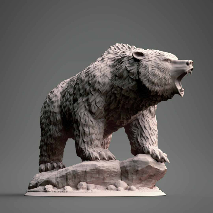 3D Printable Bear by clynche art
