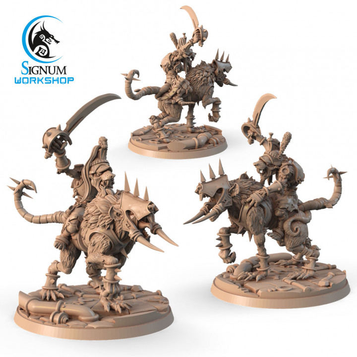 3D Printable Hurst, Lieutenant of the Wolf Rats by Signum Workshop