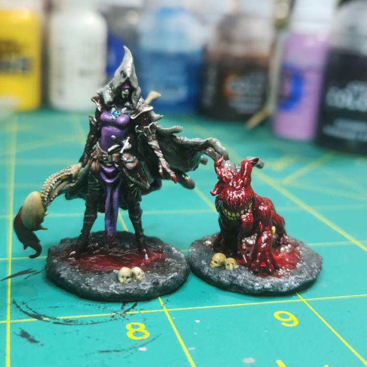 3D Print of Shadow Warlock by pantaliamon01