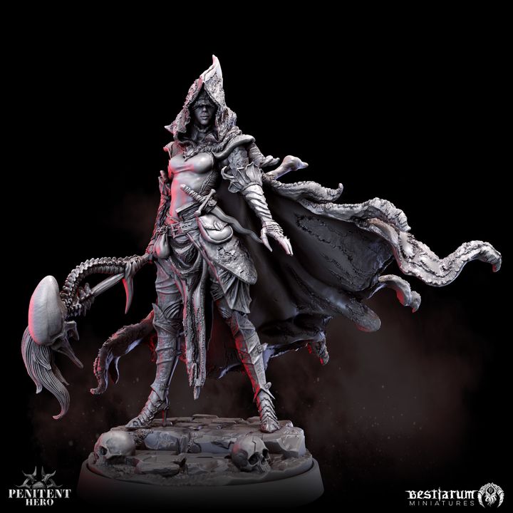 3D Printable Shadow Warlock by Bestiarum Miniatures