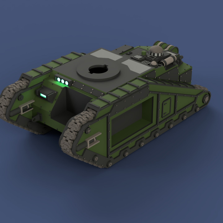 3D Printable MK VI-B Heavy Landship Tank by Tread Heads