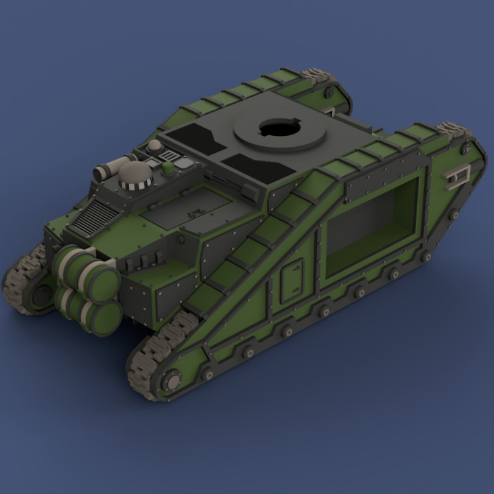 3D Printable MK VI-B Heavy Landship Tank by Tread Heads