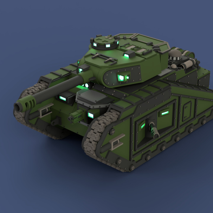 3D Printable MK VI-B Heavy Landship Tank by Tread Heads