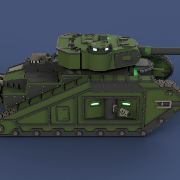 3D Printable MK VI-B Heavy Landship Tank by Tread Heads