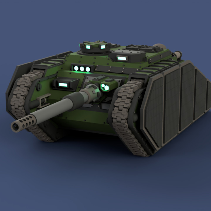 3D Printable MK VI-B Heavy Landship Tank by Tread Heads