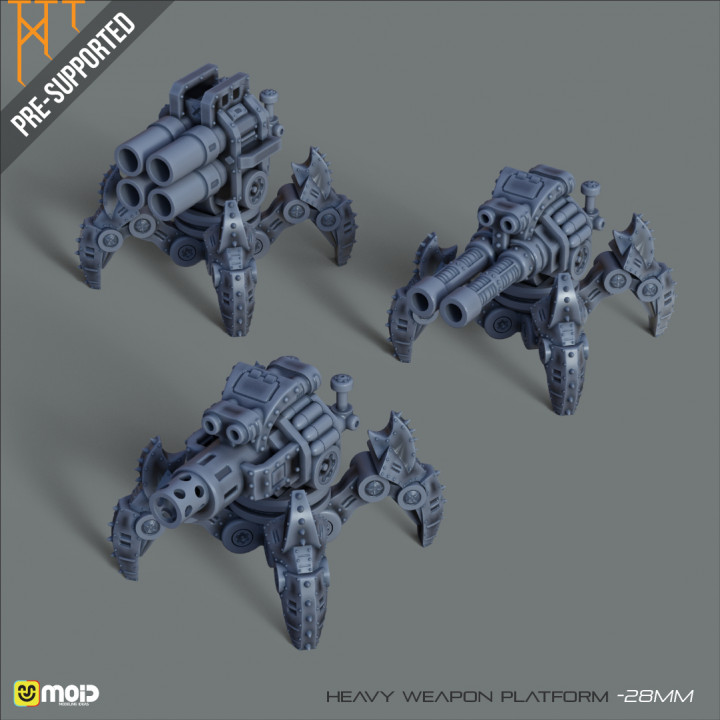 3D Printable Heavy weapon platform by Moid