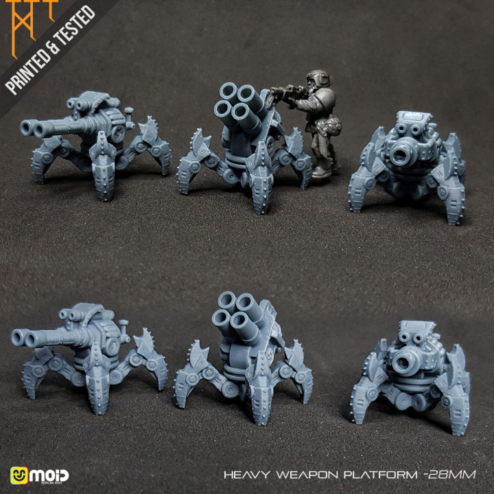 3D Printable Heavy weapon platform by Moid