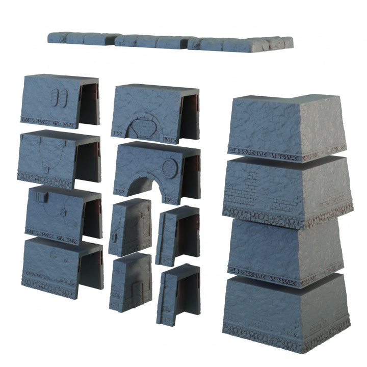 3D Printable Courtyard/Docking Bay by Multiverse