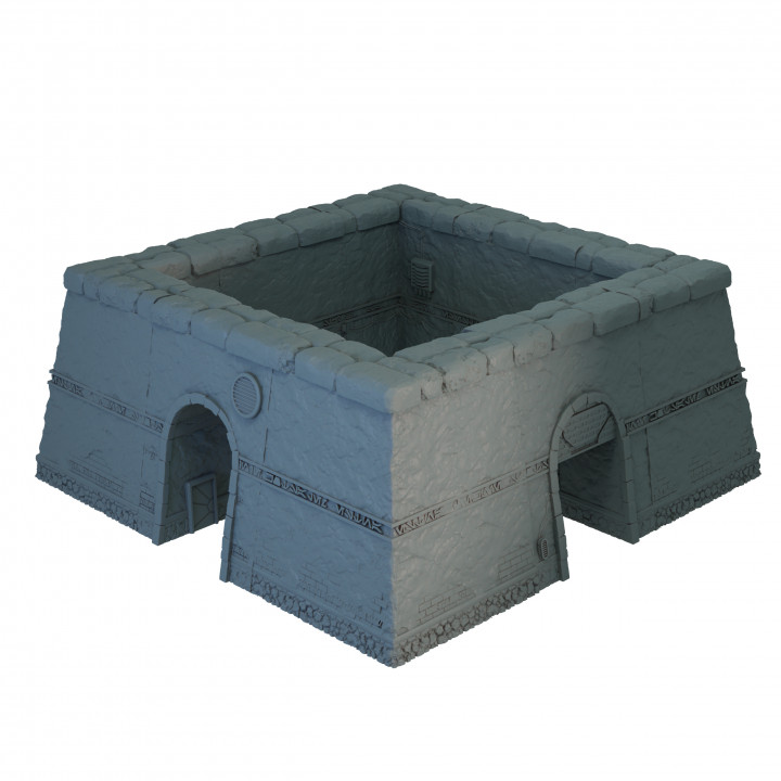 3D Printable Courtyard/Docking Bay by Multiverse