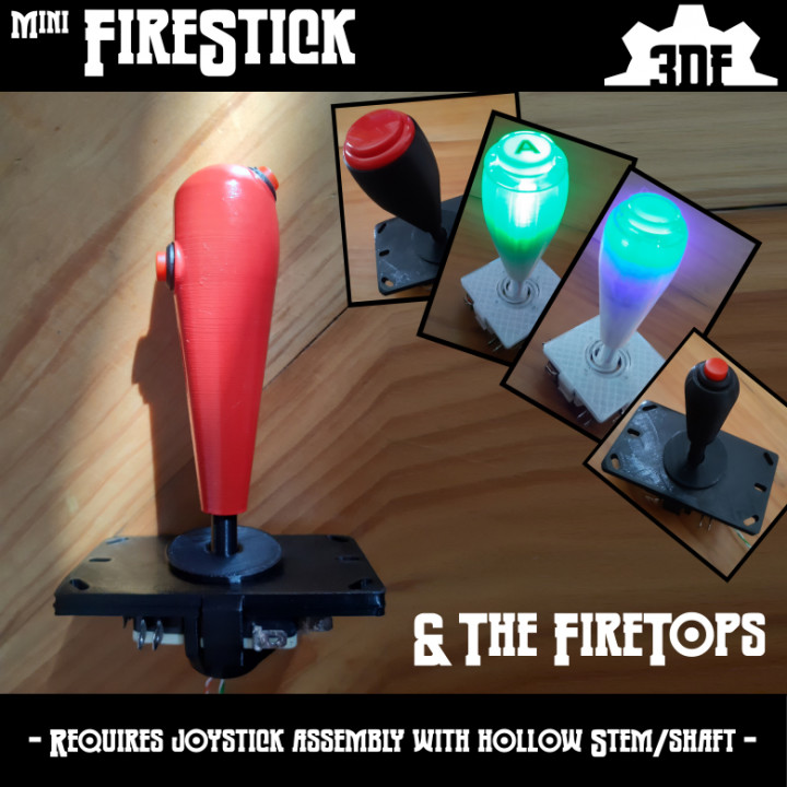 3D Printable Mini Firestick & The Firetops by Adam Freeman