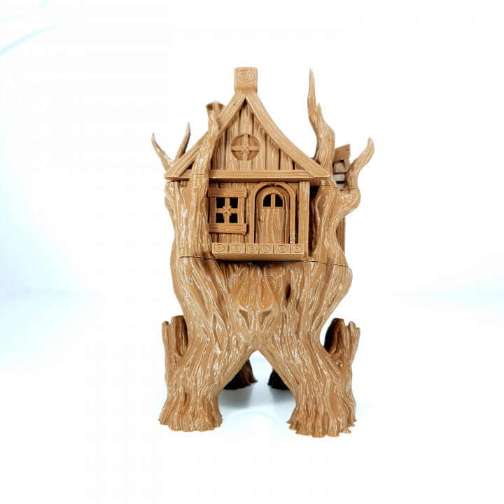 3D Printable TREEHOUSE - TABLETOP TERRAIN DND RPG SCATTER by Jason Beckers