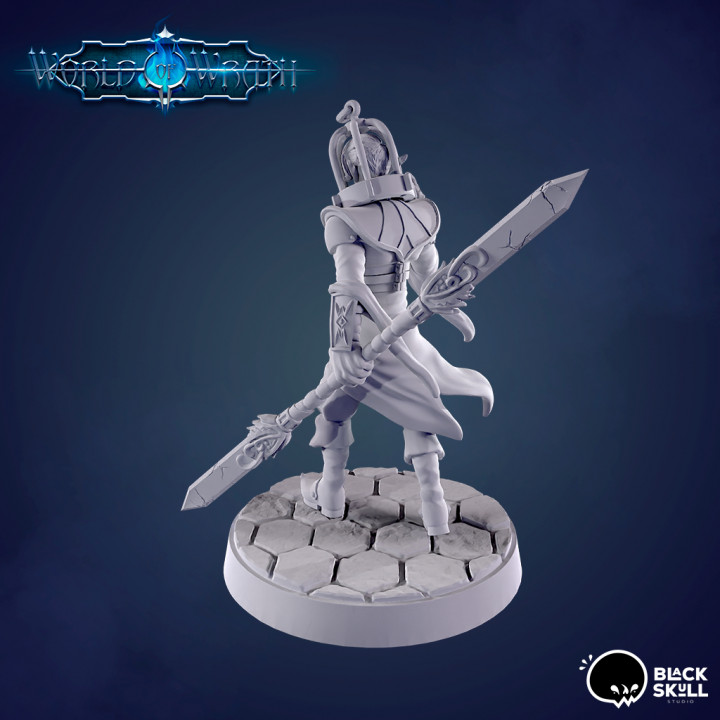 3D Printable Baron P2 (Elf/Warlock) by Black Skull Studio