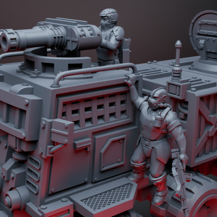 3D Printable Wasteland Truck by RatMan Forge 3D Printable Wasteland Truck by RatMan Forge