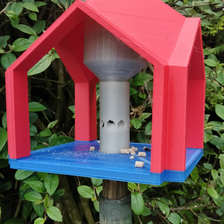 3D Printable Birdtable pagoda style by Philip Jones