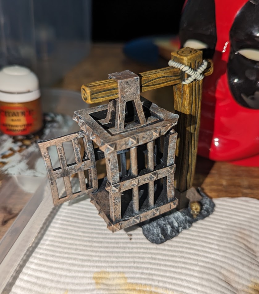 3D Printable CAGE - TABLETOP TERRAIN DND RPG SCATTER by Jason Beckers