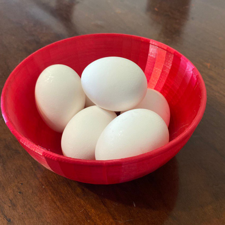 3D Printable Kitchen Bowl (Classic and Low Polygon) by Jacob Philpott