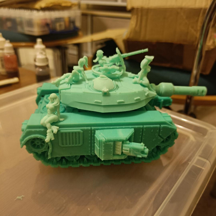 3D Printable Jaguar Main Battle Tank by Across the Realms