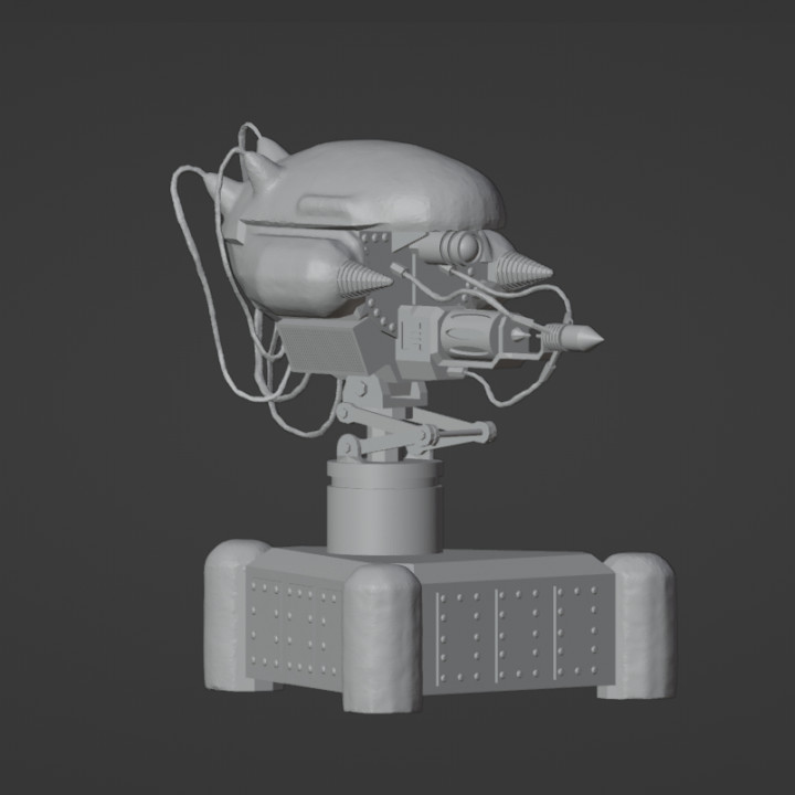 3D Printable Sentry Turret by Goodcat3d