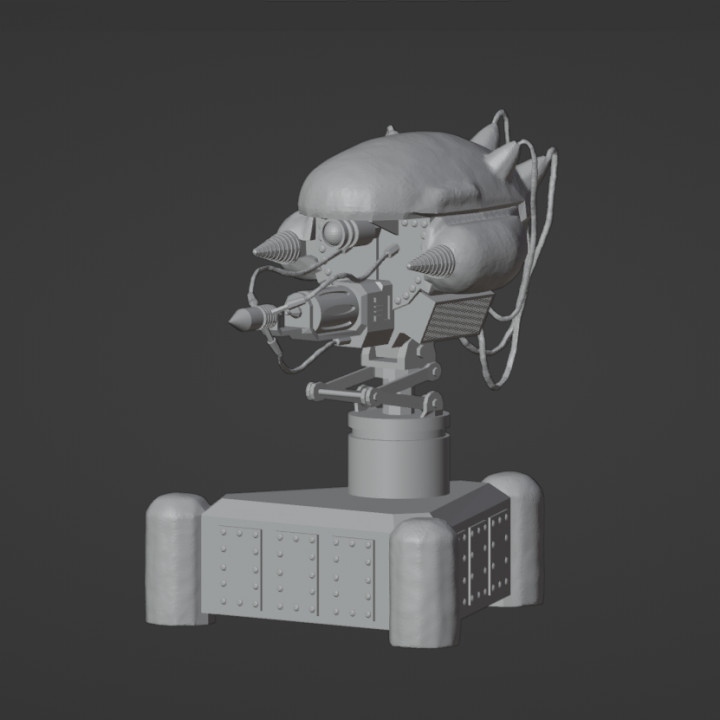 3D Printable Sentry Turret by Goodcat3d