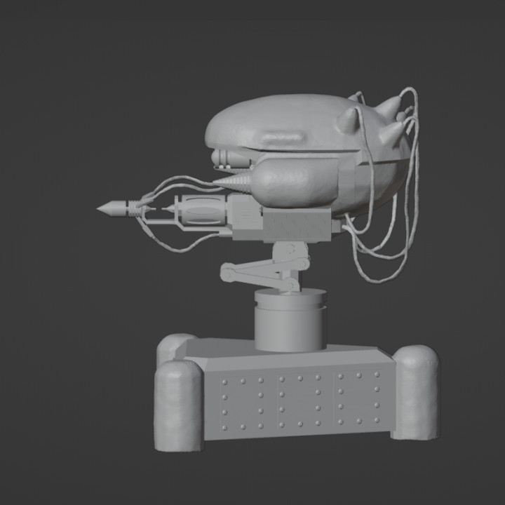 3D Printable Sentry Turret by Goodcat3d