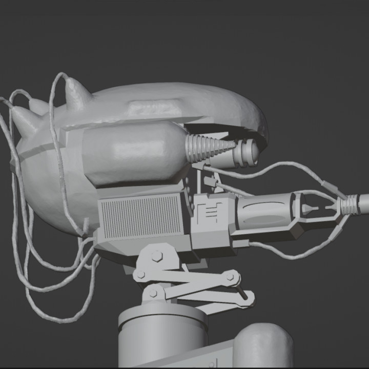 3D Printable Sentry Turret by Goodcat3d