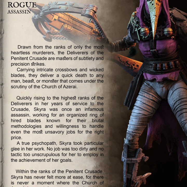 3D Printable Skyra by Bestiarum Miniatures