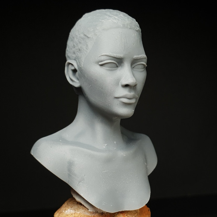 3D Printable Female Academic bust V2 by Ogareg Miniatures