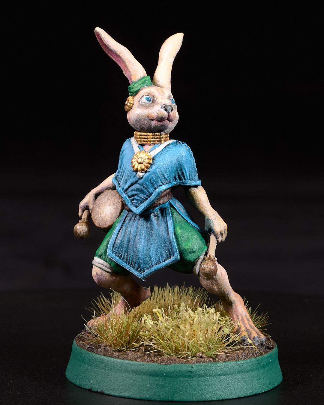3D Print of Elacott - Rabbitfolk Bard - DnD is a Woman Free STL by ...