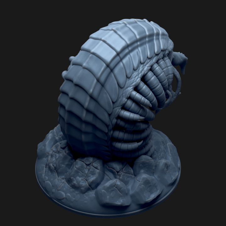 3D Printable Mutant worm by 3DprintingRealms