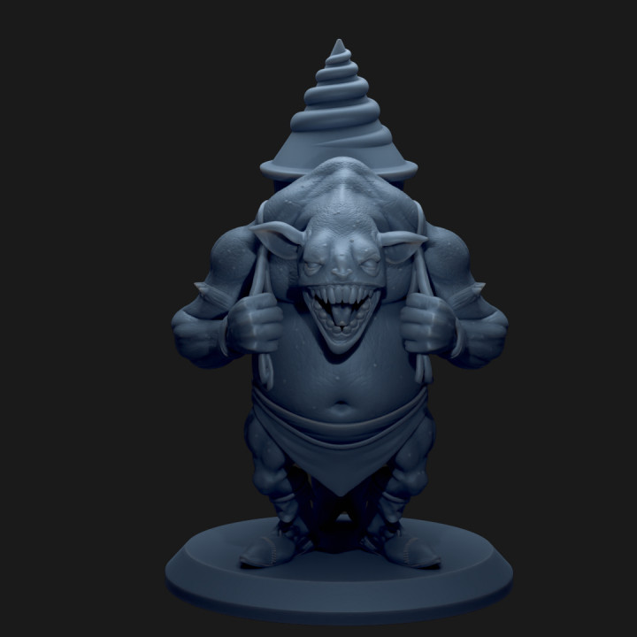 3D Printable Fat Rocket Goblin by 3DprintingRealms