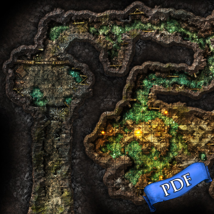 3D Printable Cave Hideout (Encounter 11 - Clear as Mud) by The Lost ...