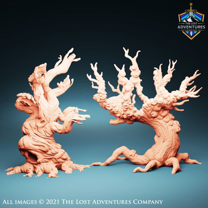 3D Printable Swamp Trees (Set of 2) by The Lost Adventures Co.