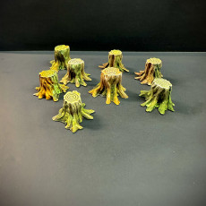 3D Printable TREES - TABLETOP TERRAIN DND RPG SCATTER by Jason Beckers
