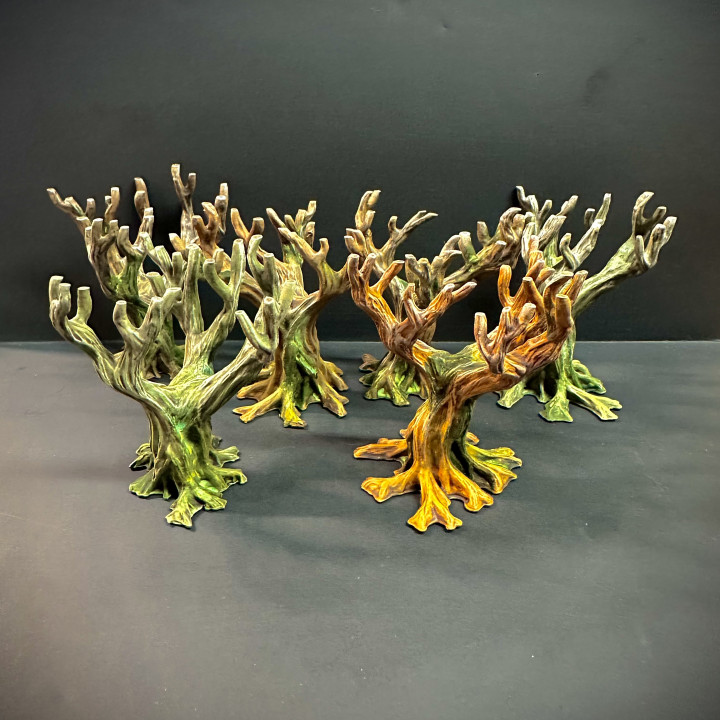 3D Print of TREES - TABLETOP TERRAIN DND RPG SCATTER by VonCheeese