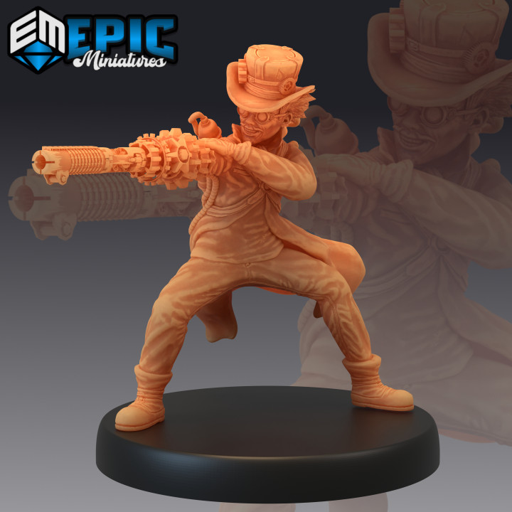 3D Printable Prof. Felix Fortune Set / Male Human Doctor / Steampunk ...