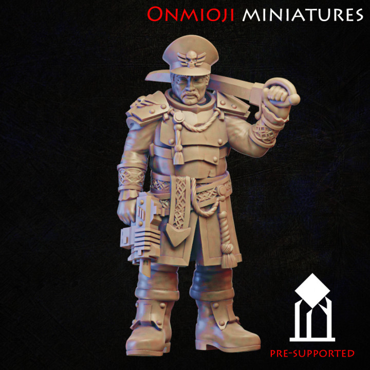 3D Printable Noble commander by Stanislav Kuznetsov