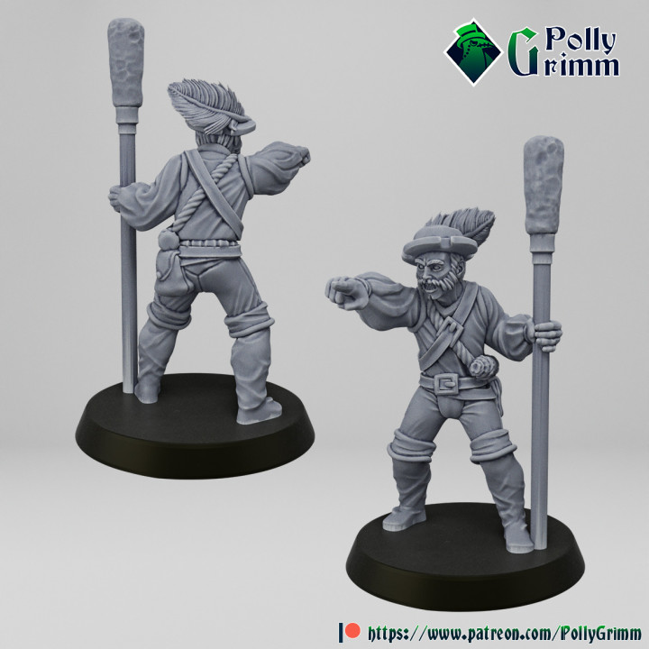 3D Printable Imperial Humans. The Artilleryman Gunner by PollyGrimm